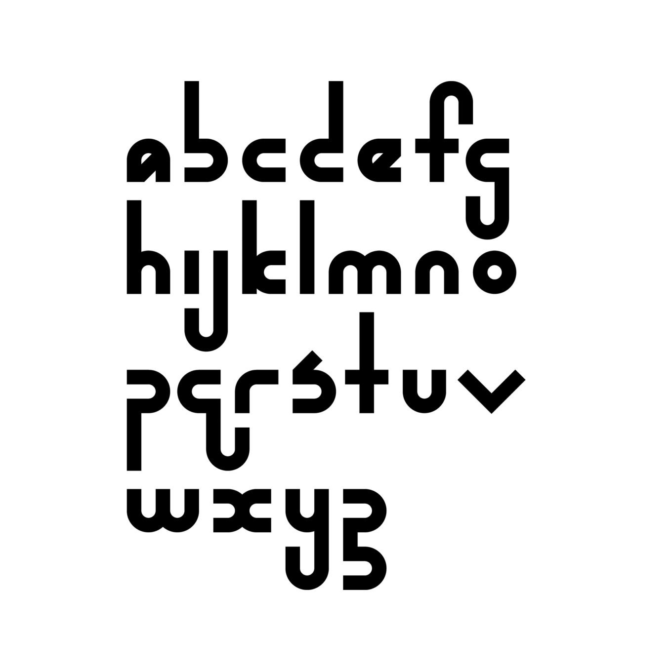 C-Shape Letters & Numbers - OBEDIENT MACHINE