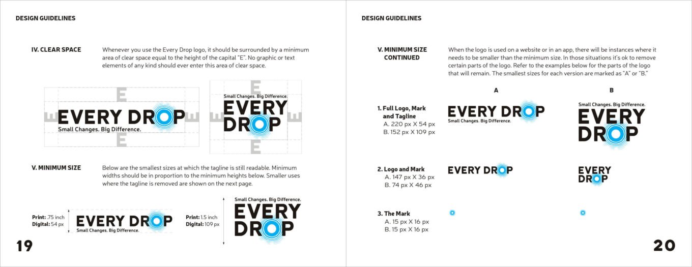 Every Drop Logo and Branding - OBEDIENT MACHINE